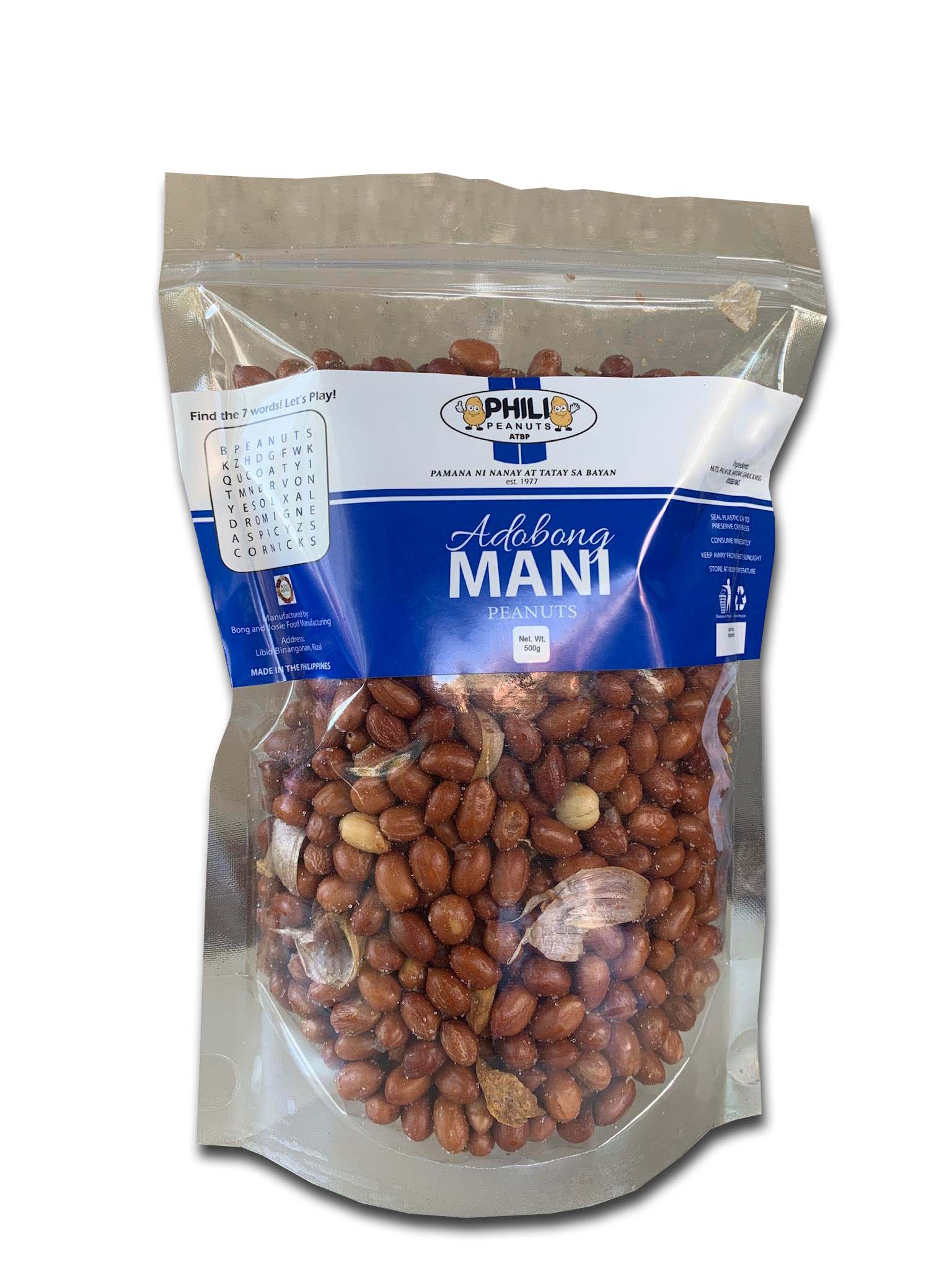 ADOBONG MANI PHILIPEANUTS KUTKUTIN HEALTHY FOOD SNACKS | Lazada PH
