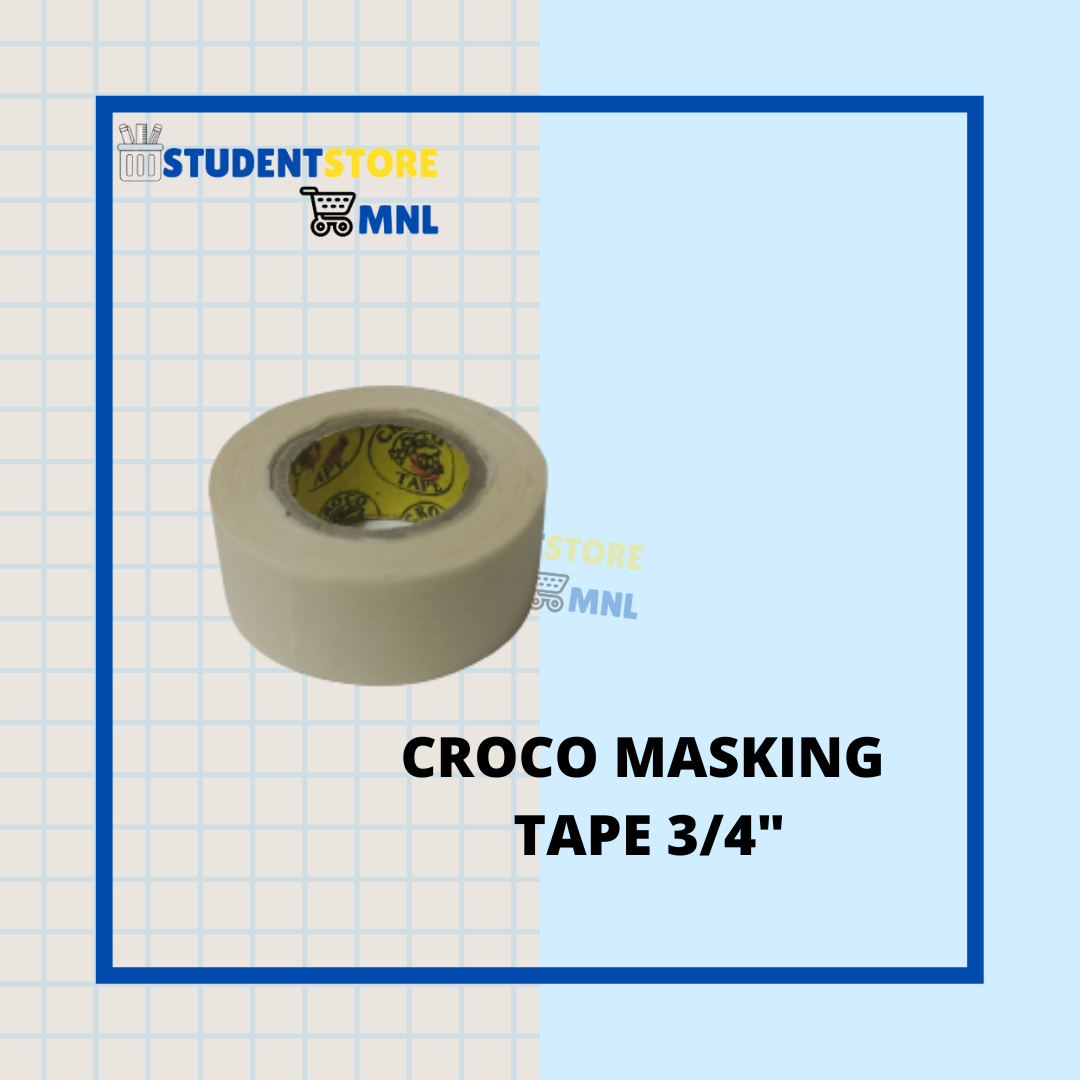 CROCODILE Paper Tape / Masking Tape (10 yards / Small Core) Sold per ...