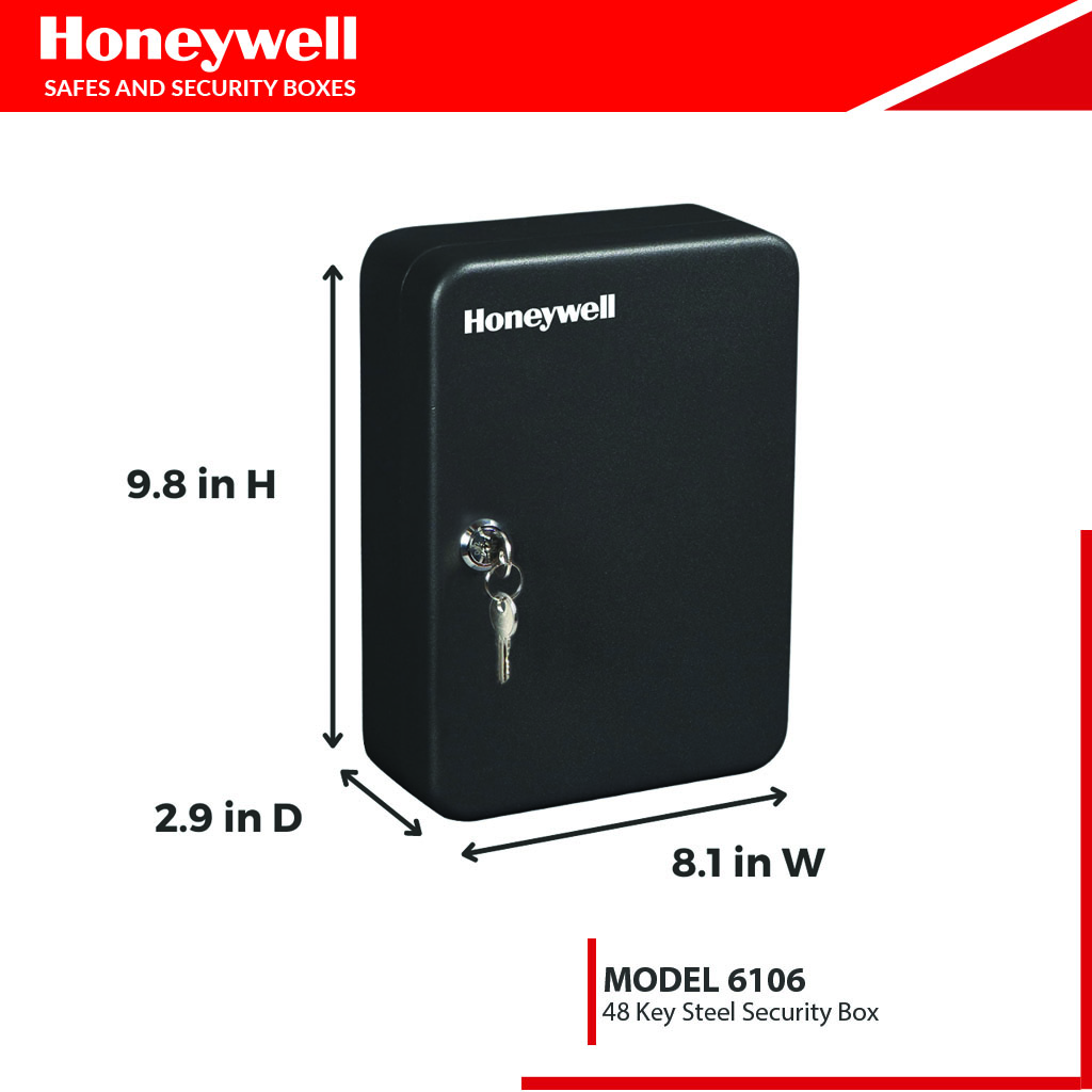 Honeywell 6105 24 Slot Key Box With Key Lock (24 Keys), 58% OFF