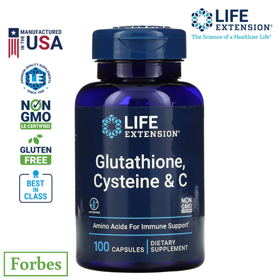 Life Extension Glutathione Cysteine & C 100 Capsules Gluta | Lazada PH
