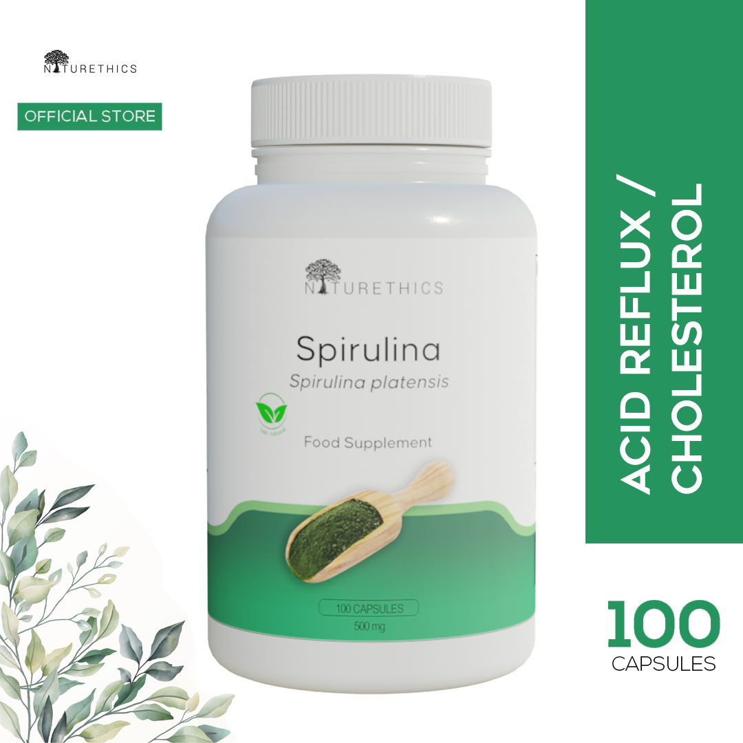 Naturthics Organic Spirulina Capsules Extremely High in Many Nutrients ...