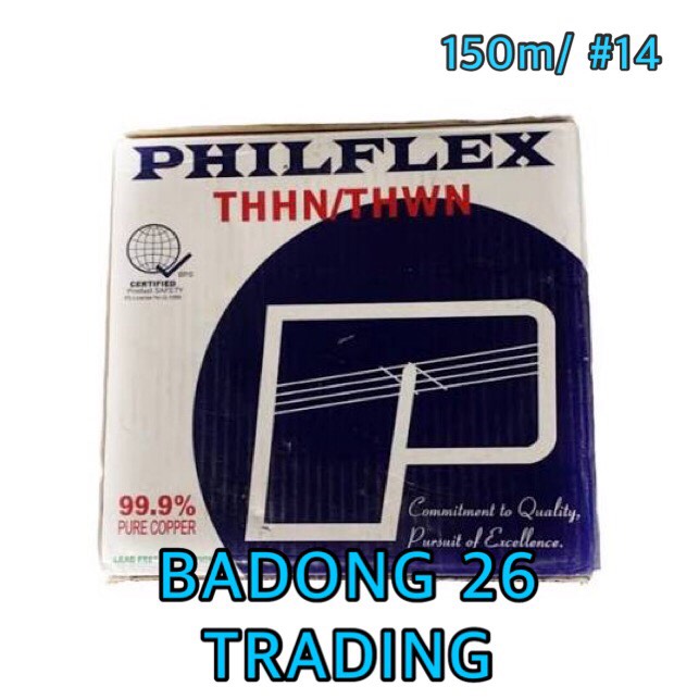 PHILFLEX WIRE THHN STRANDED SIZE: (2.0mm/ #14), (3.5mm/ #12), (5.5mm ...