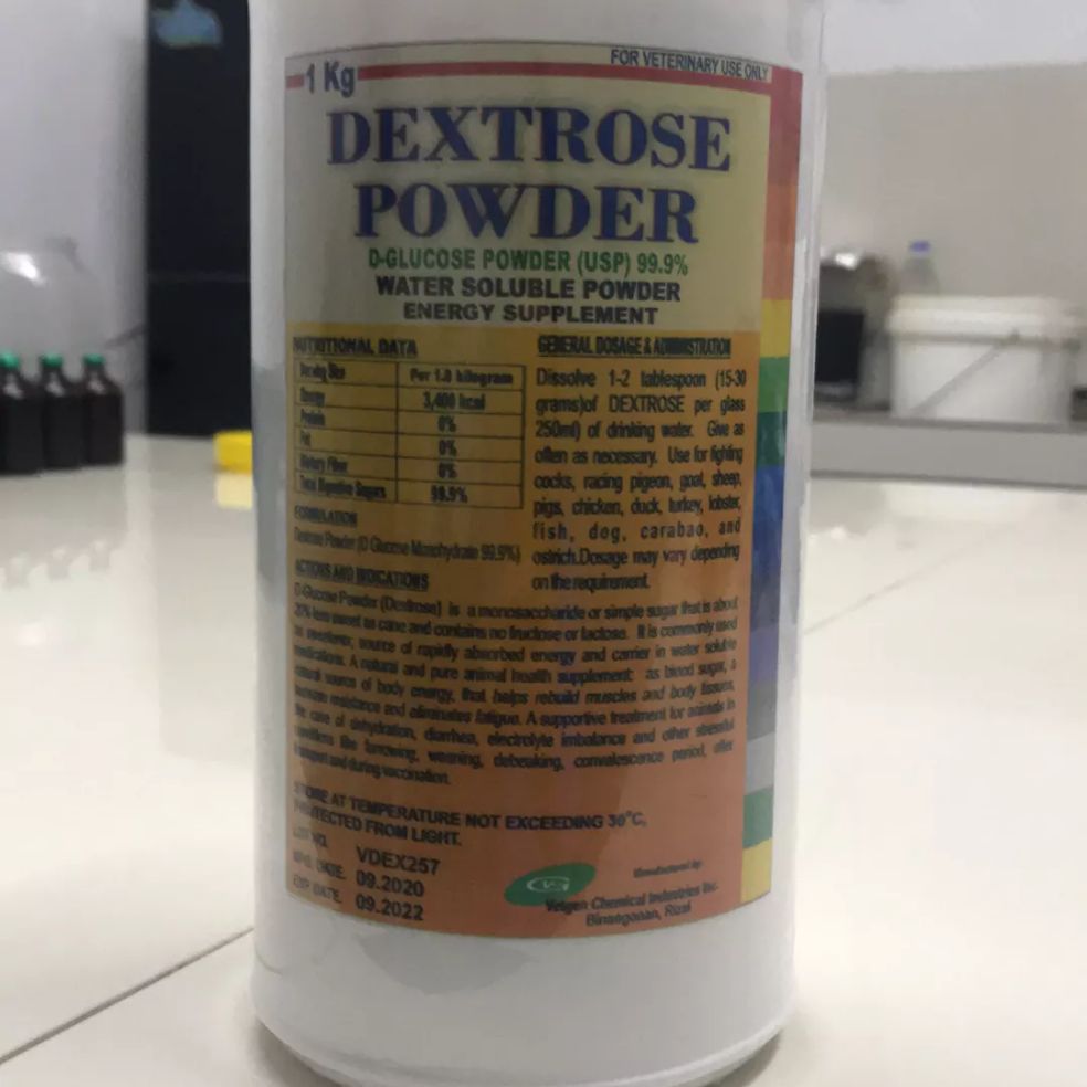 DEXTROSE POWDER FOR ANIMALS 1KG CANISTER *VETGEN STORE ONLY* | Lazada PH