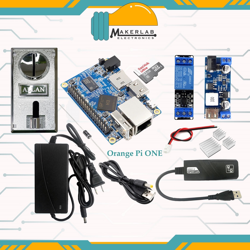 ready stock Orange Pi One H3 1GB DDR Quad-core Mini Computer with ...