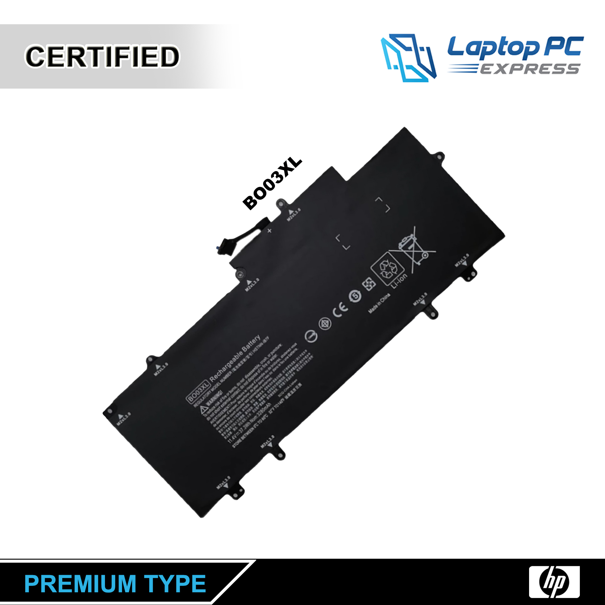 HP Laptop Battery BO03XL compatible for HP Chromebook 14-X, Chromebook ...