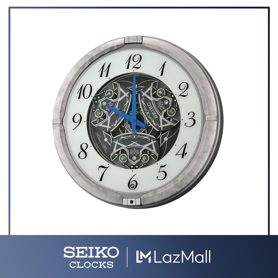 Seiko Melodies in Motion QXM397S Analog Musical Wall Clock | Lazada PH