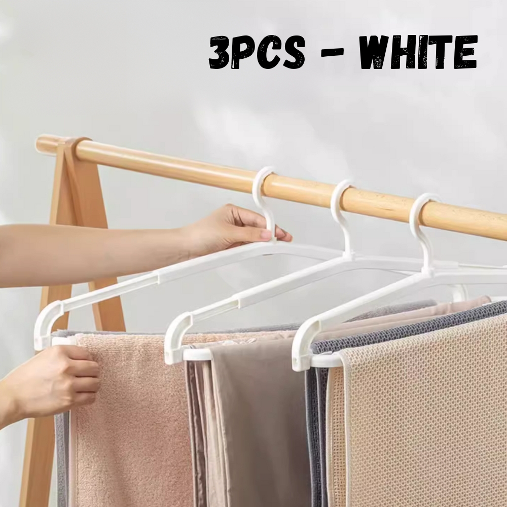 Locaupin 1pc Retractable Hanging Clothes Hanger Laundry Drying Rack ...