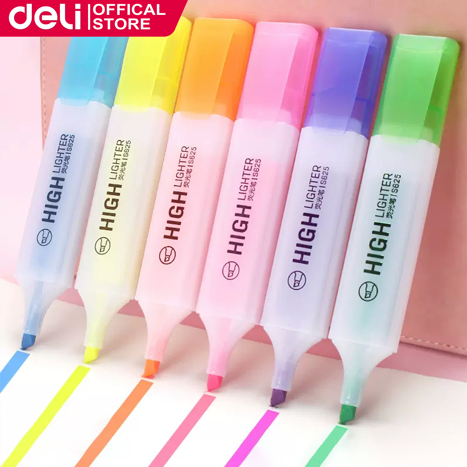 Deli 6 Colors Highlighter Pen Set For School Supplies 1Pc S625 | Lazada PH