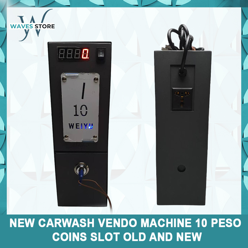 New Carwash Vendo Machine 10 Peso Coins Slot Old and new Adjustable ...