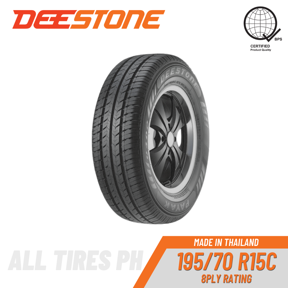 Deestone 195/70 R15C 8PLY (Thailand Made) PAYAK Premium Tires for H100 ...