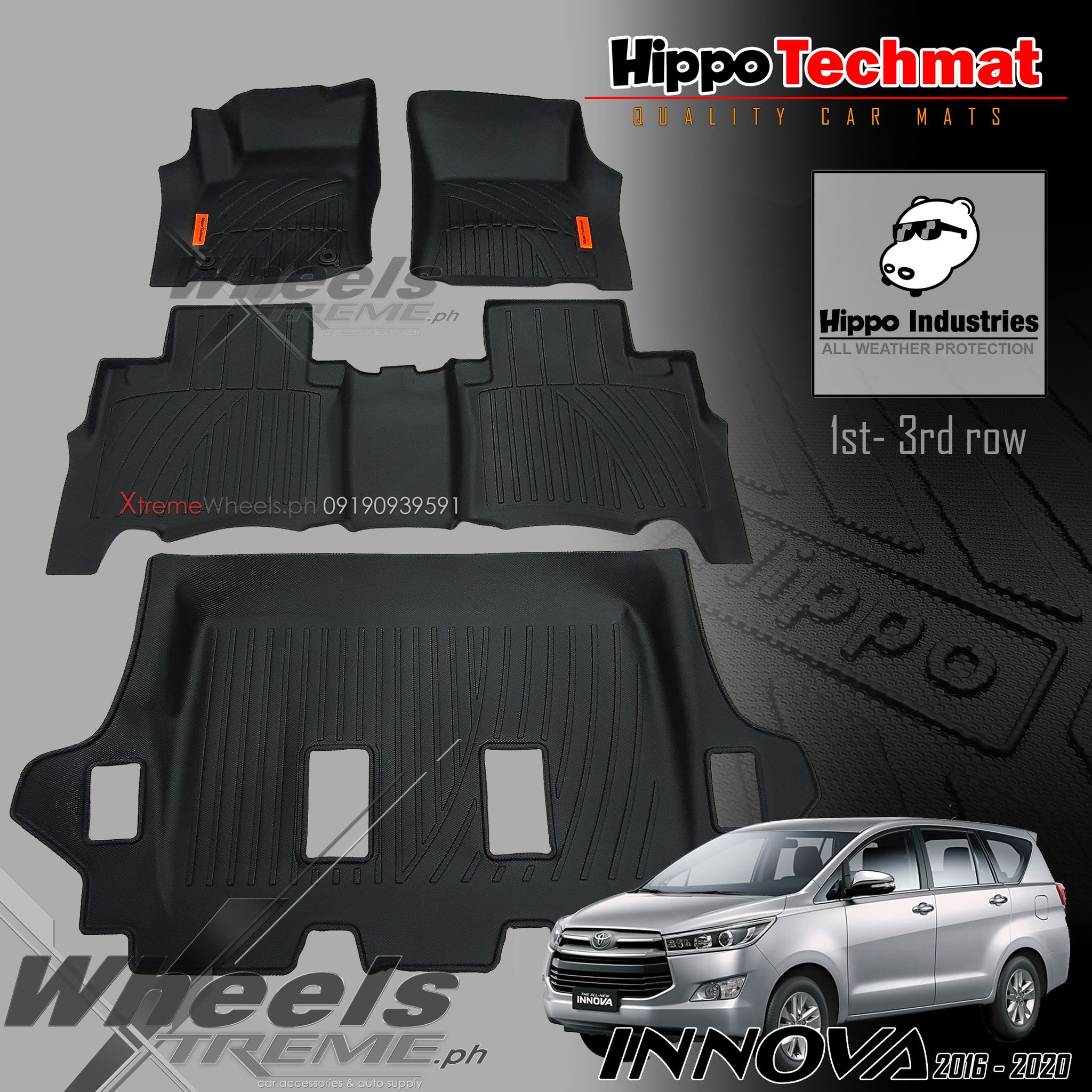 Innova 2016-2023 Thailand Brand Hippo Techmat version 2 Deep Dish ...