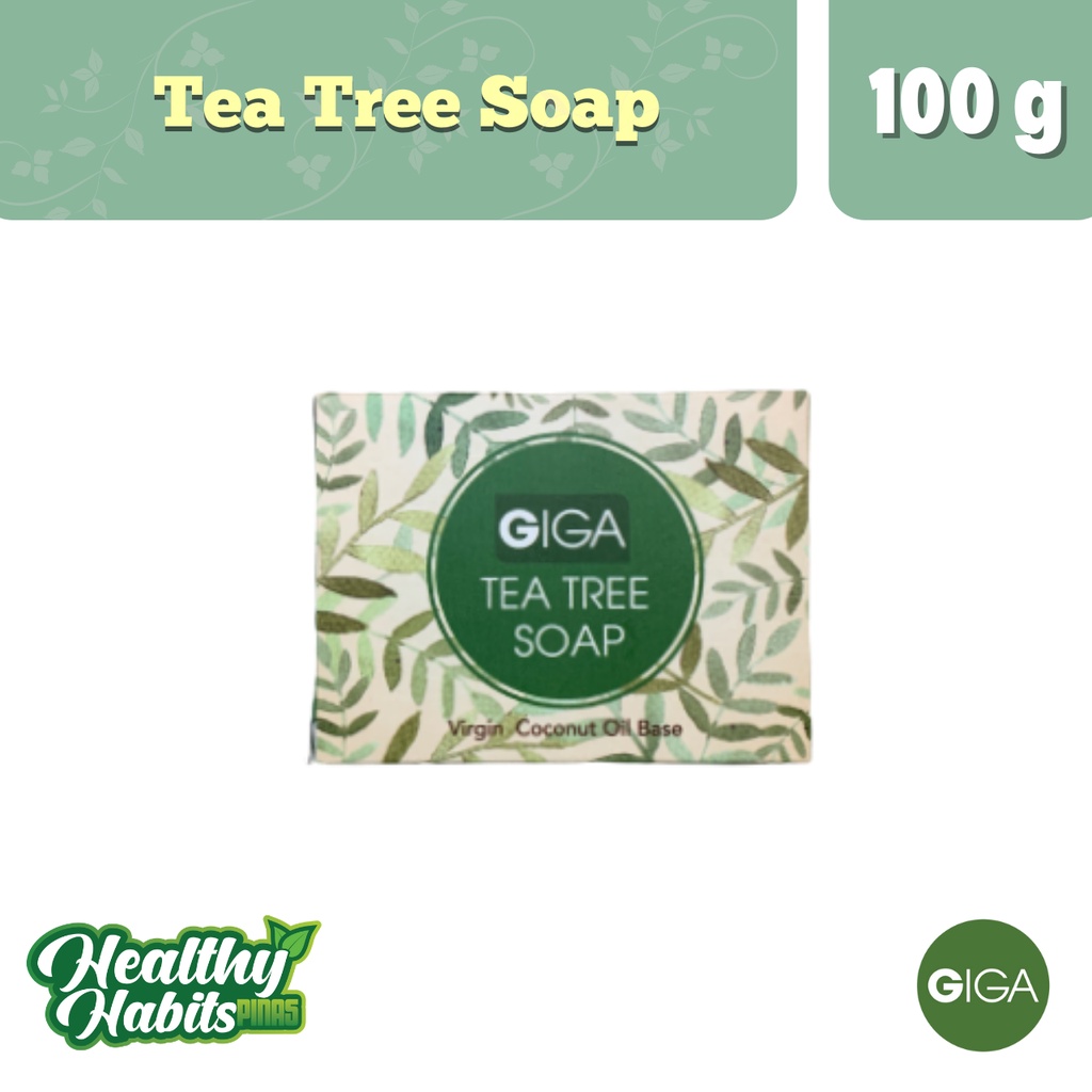 GIGA Tea Tree Soap for skin irritations 100g | Lazada PH