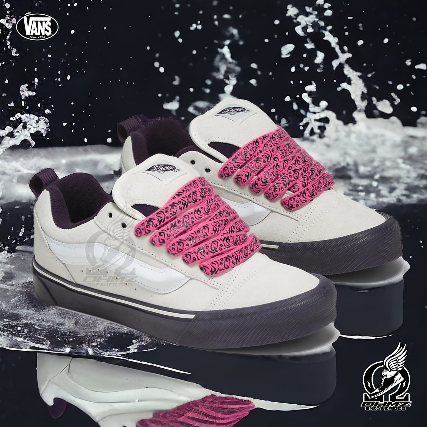 Vans Knu Skool Pop Outsole Cream Purple | Lazada PH