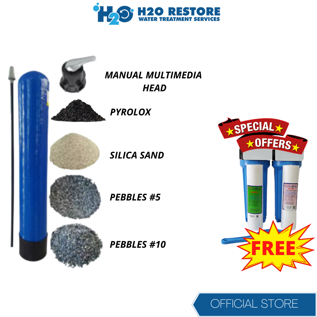 10 x 54 FRP Pyrolox Manual Head with FREE 2 Stages 10 inch Basic ...