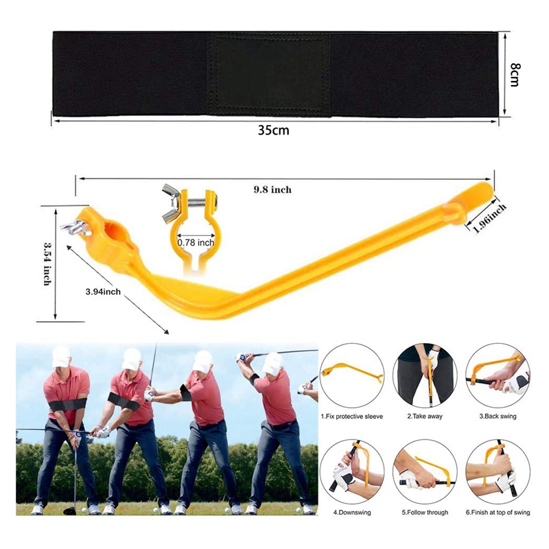 Golf Swing Training Aids, 3Pack Golf Swing Correcting Tool and Swing ...
