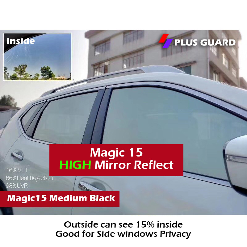 Magic Tint | Mirror Reflect/ Car Tint films Heat Reject UV protect ...