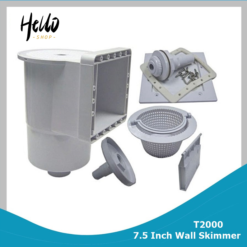 EMAUX EM0010 Complete Standard Wall Skimmer 1.5" Inlet (Gunite/Concrete ...