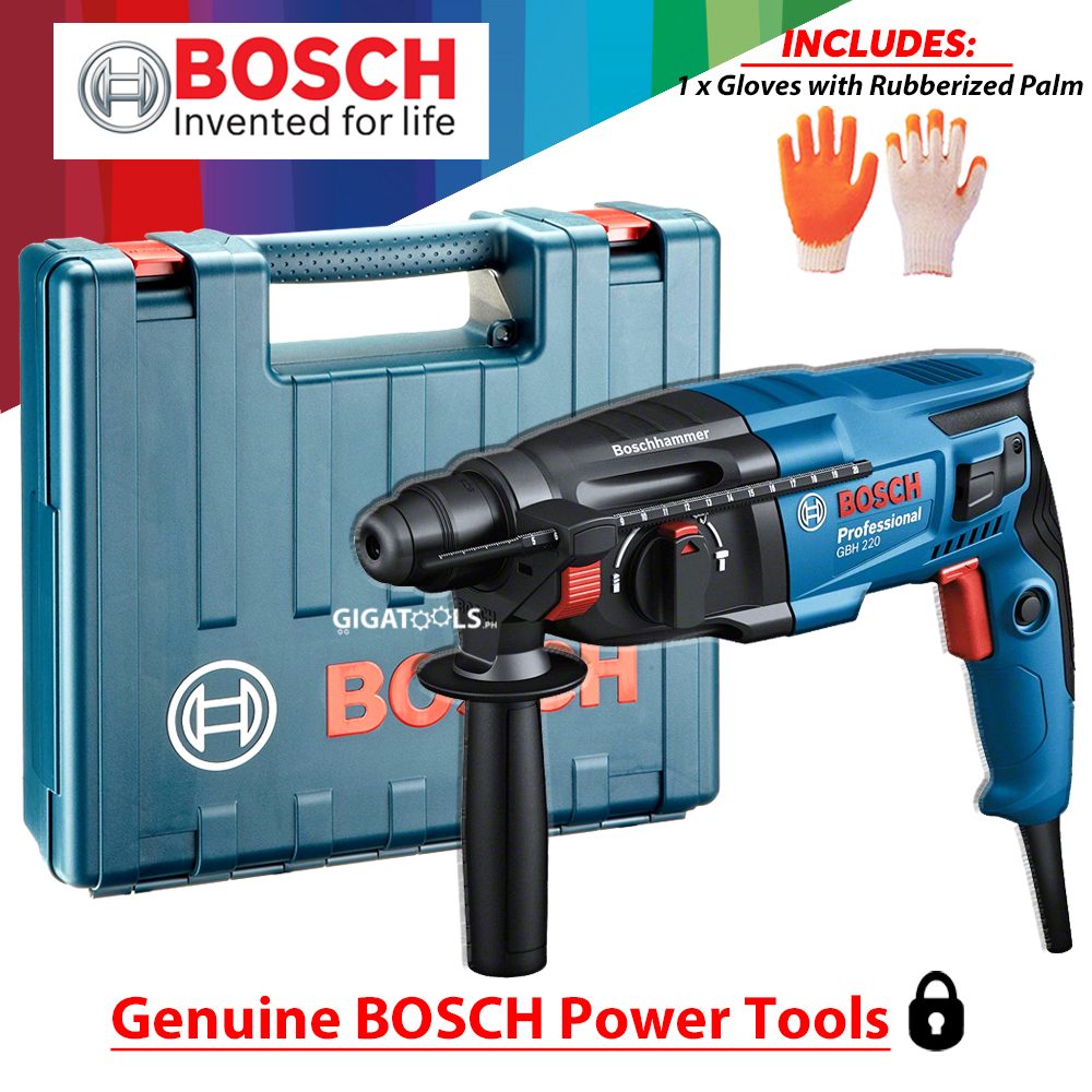 New Bosch GBH 220 Professional SDS Plus Rotary Hammer 720W ( ROTHAMRDL ...