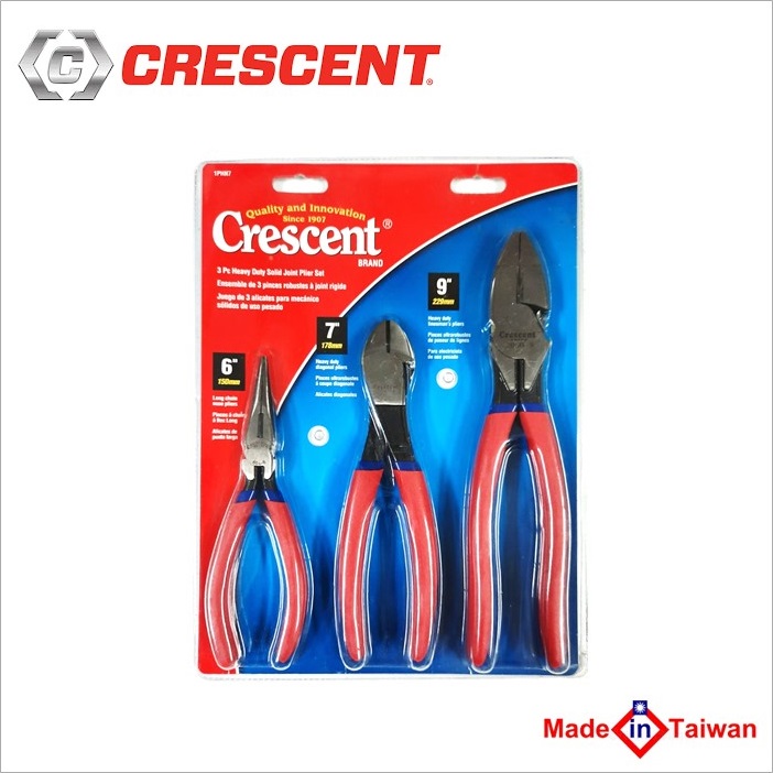 Crescent 3-Piece Heavy Duty Solid Joint Plier Set - 1PHN7 | Lazada PH