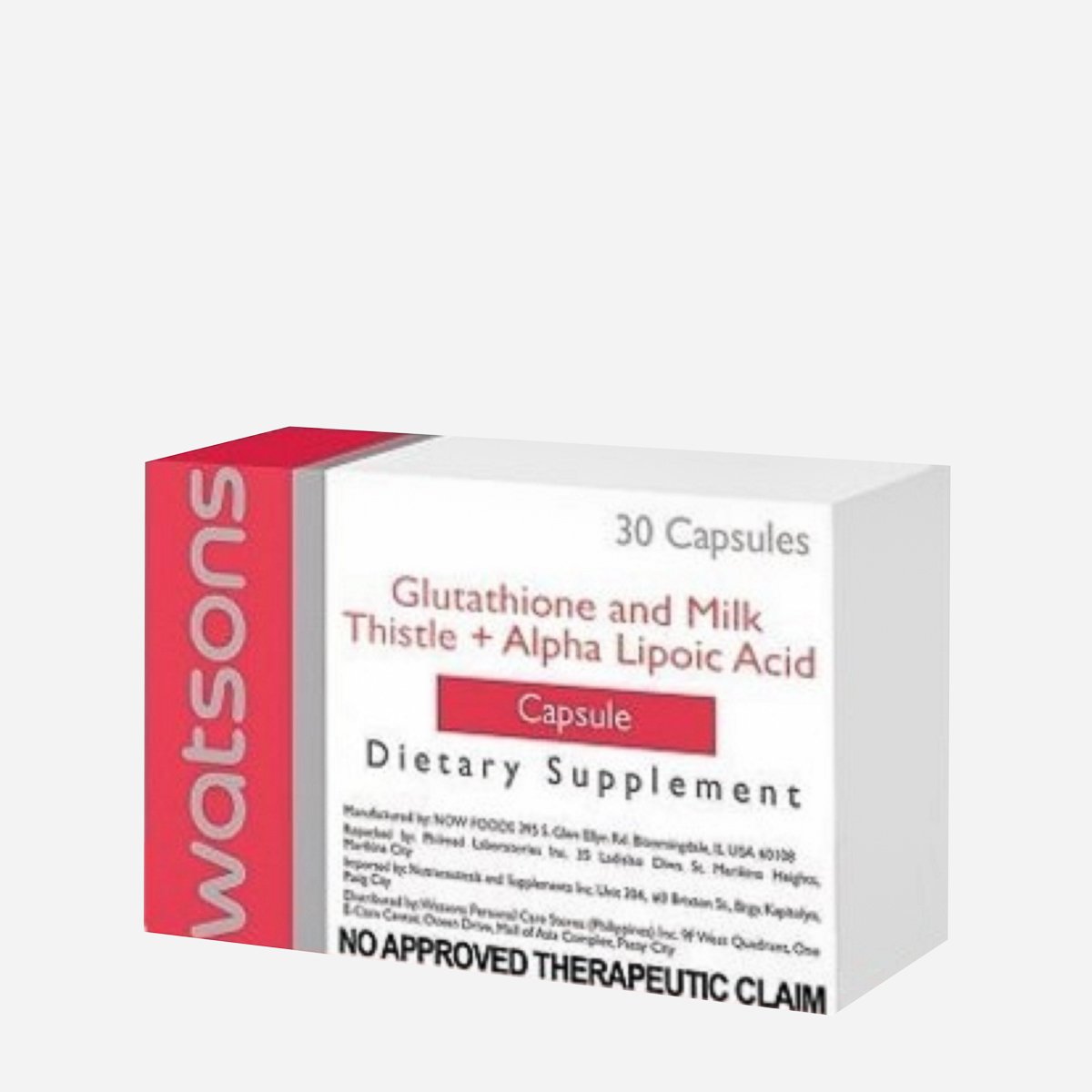 Glutathione and Milk Thistle + Alpha Lipoic Acid 30 Capsules | Lazada PH