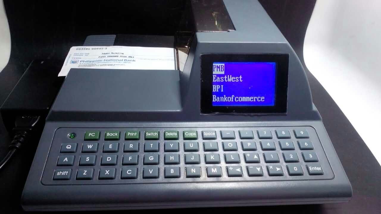 INTELLIGENT CHECK PRINTER WITH 1 FREE RIBBON | Lazada PH