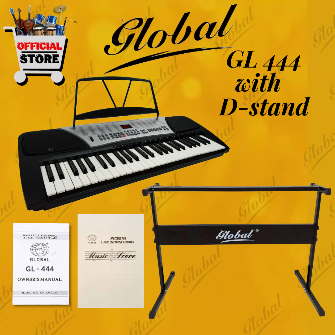 GL 444 KEYBOARD - 54 KEYS WITH FREE D - STAND | Lazada PH