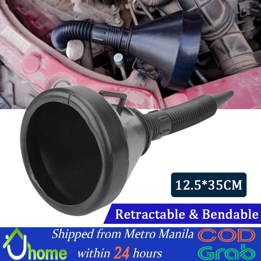 【SOYACAR】2 in 1 Plastic Funnel Spout Car Motorcycle Oil Water Fuel ...