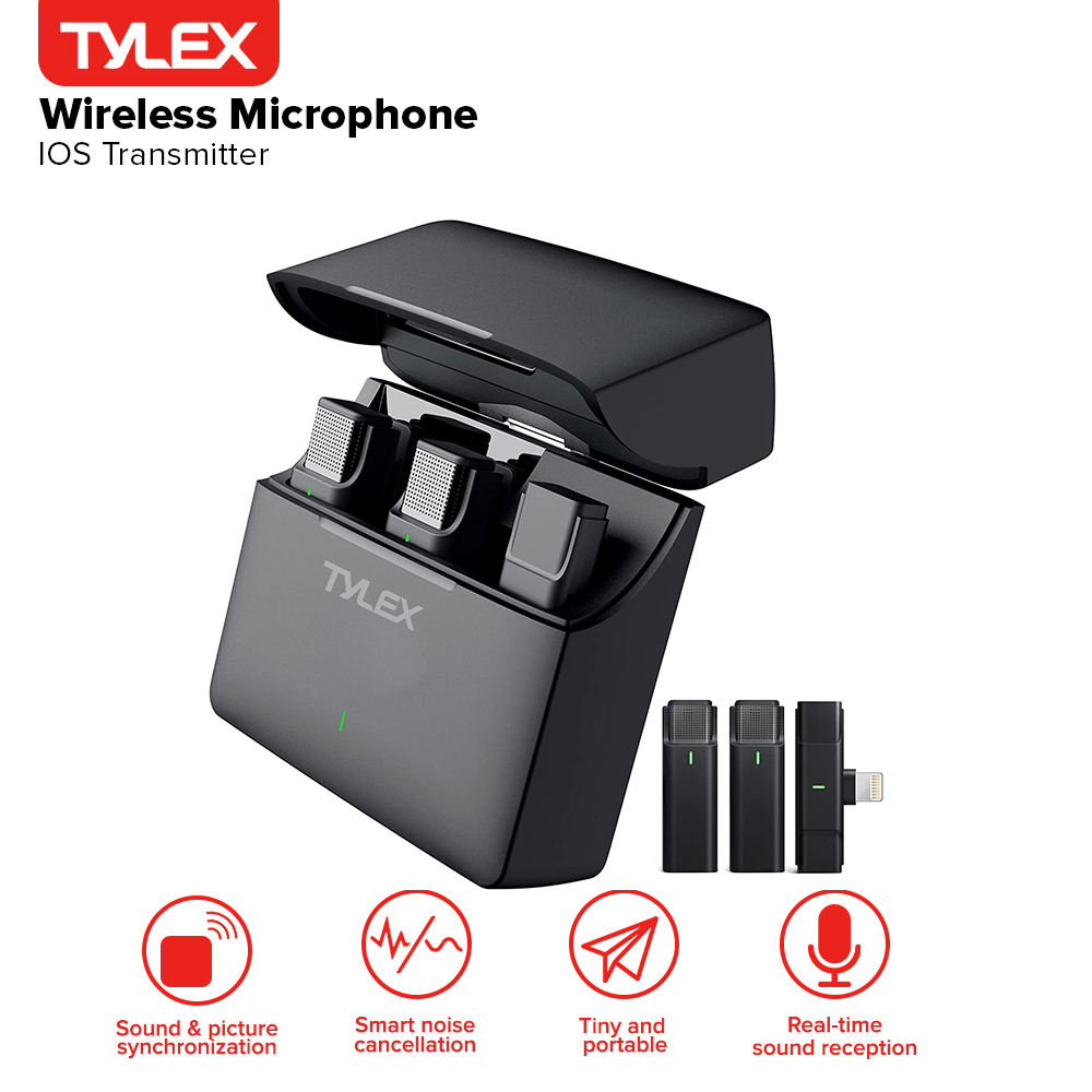 TYLEX Wireless Microphone Transmitter w/ Sound & Picture ...