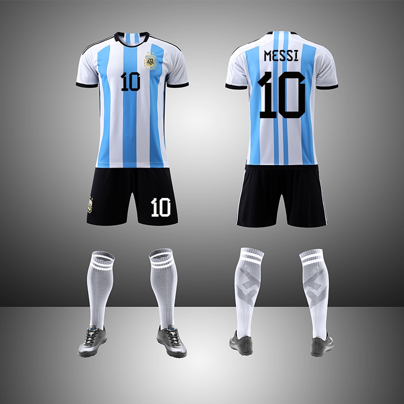 【Dec】 2022 Argentina jersey number 10 Lionel messi soccer uniform ...