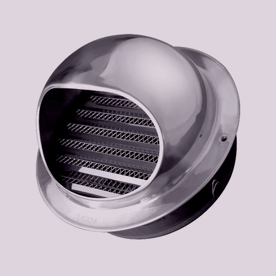 Stainless Steel 304 Wall Air Vent Ducting hood Ventilation Exhaust cap ...
