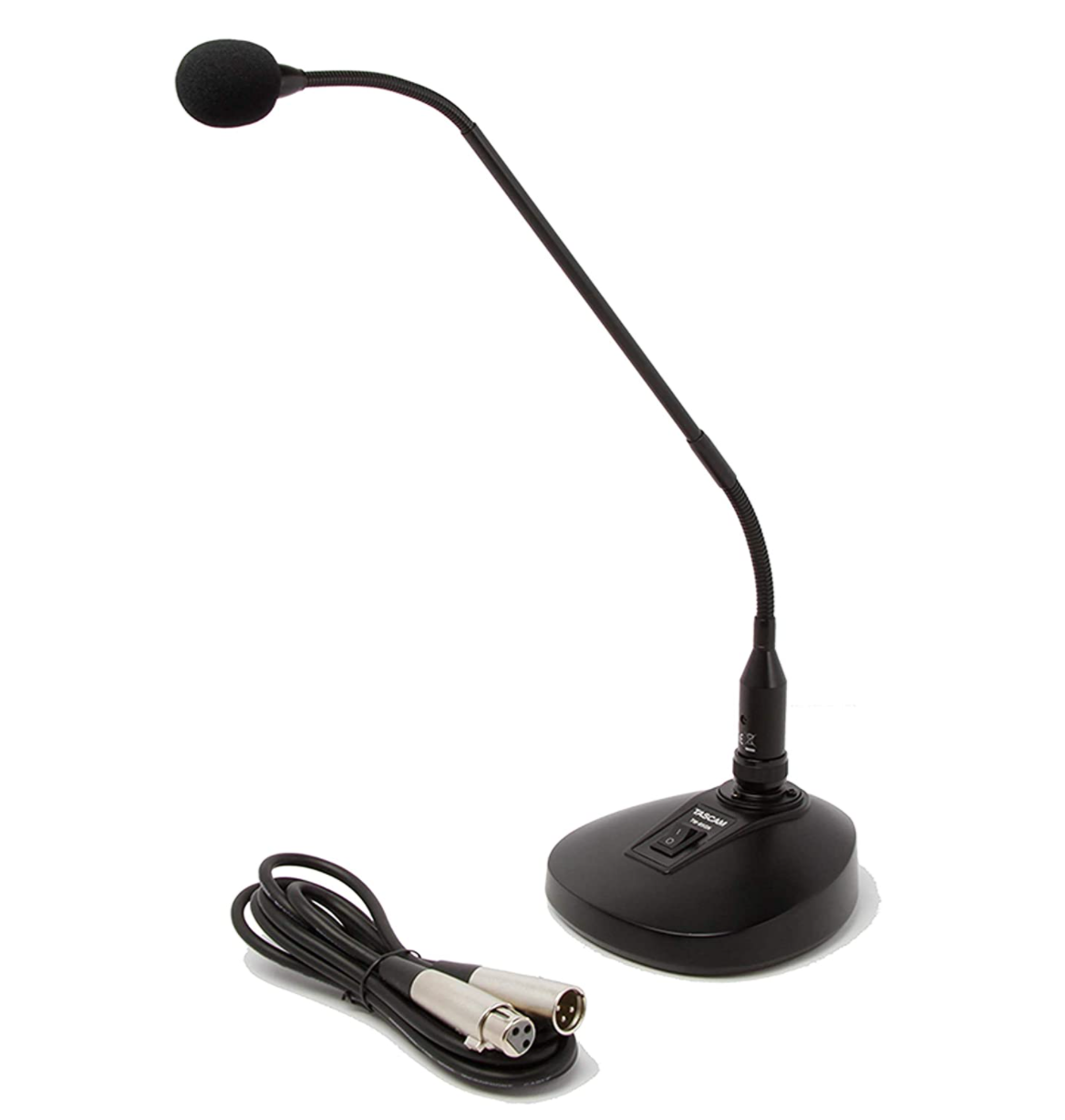 Tascam TM-95GN Desktop Gooseneck Condenser Microphone Black | Lazada PH