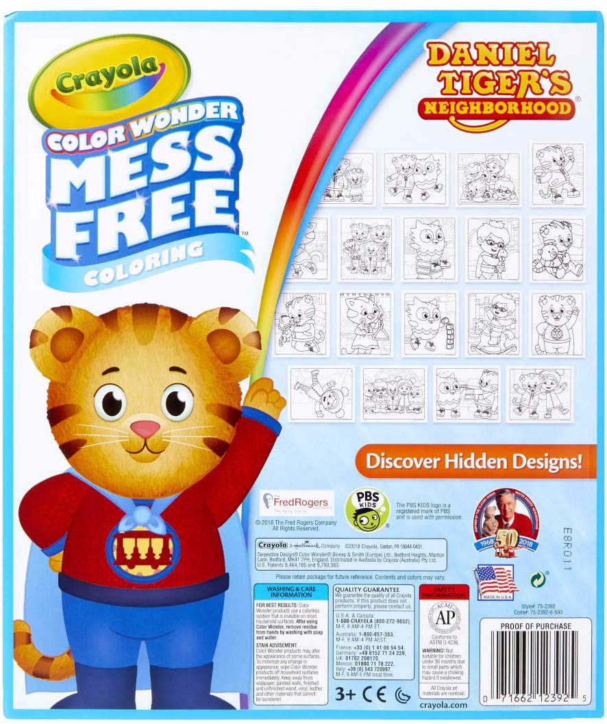 Crayola Color Wonder, Daniel Tiger's Neighborhood, 18 Mess Free ...