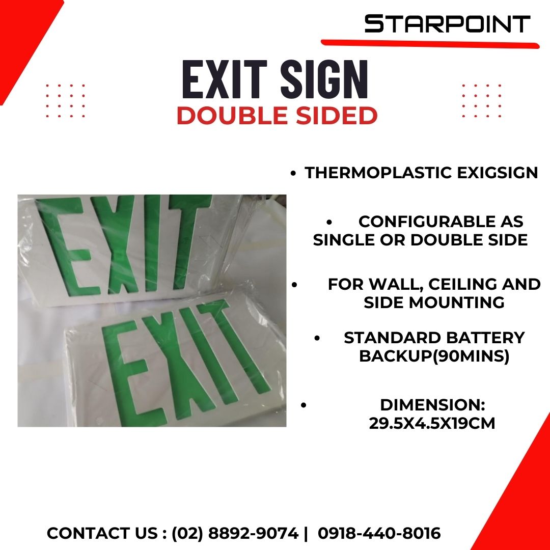 Safety direction sign, Exit signage,Exit guide sign, Emergency ...