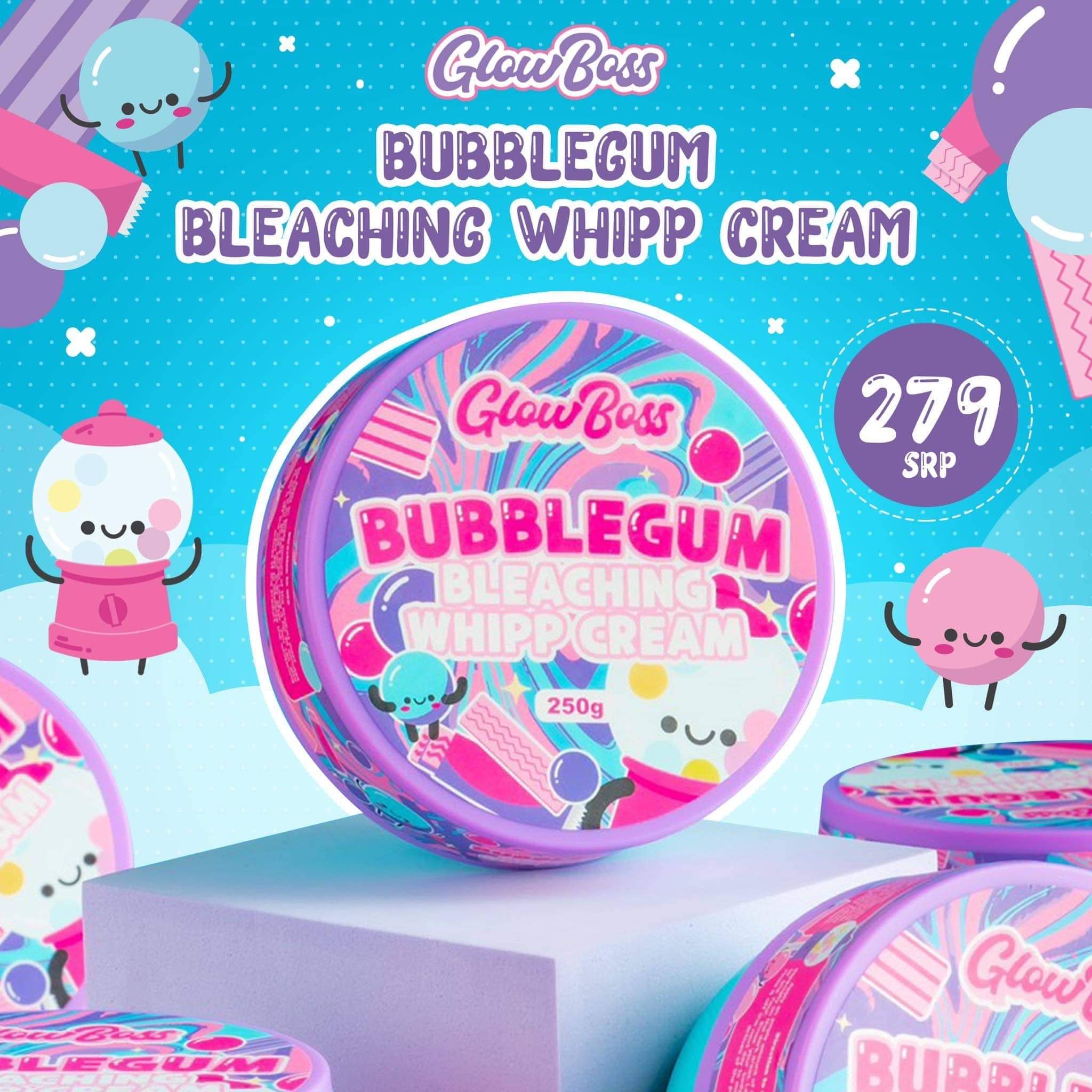 Glow Boss Strawberry Milkshake Bubble Gum Bleaching Whipp Cream | Lazada PH