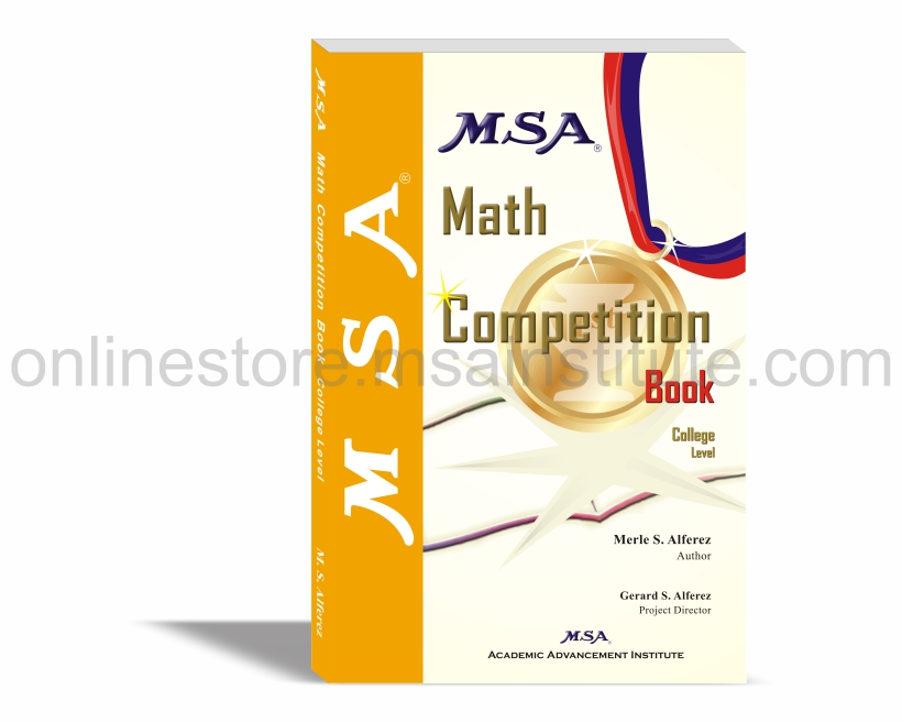 MSA Math Competition Book College Level (Authentic / Brand New) | Lazada PH