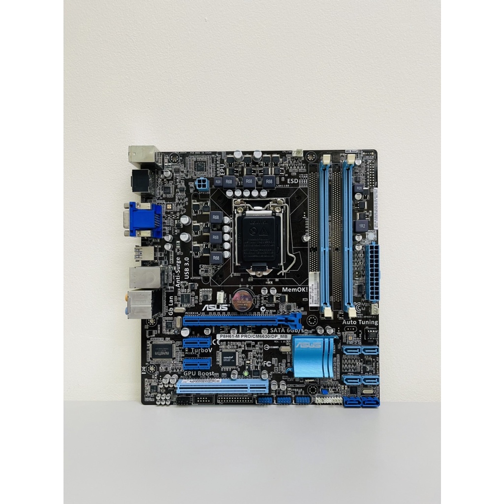 ASUS P8H61-M PRO/CM 6630/DP-MB Desktop 2ND GEN Motherboard H61 Socket ...
