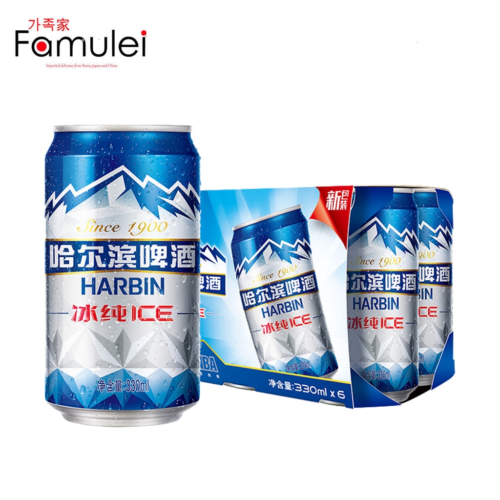 Harbin Pure Ice Beer 330ml*6 Can | Lazada PH