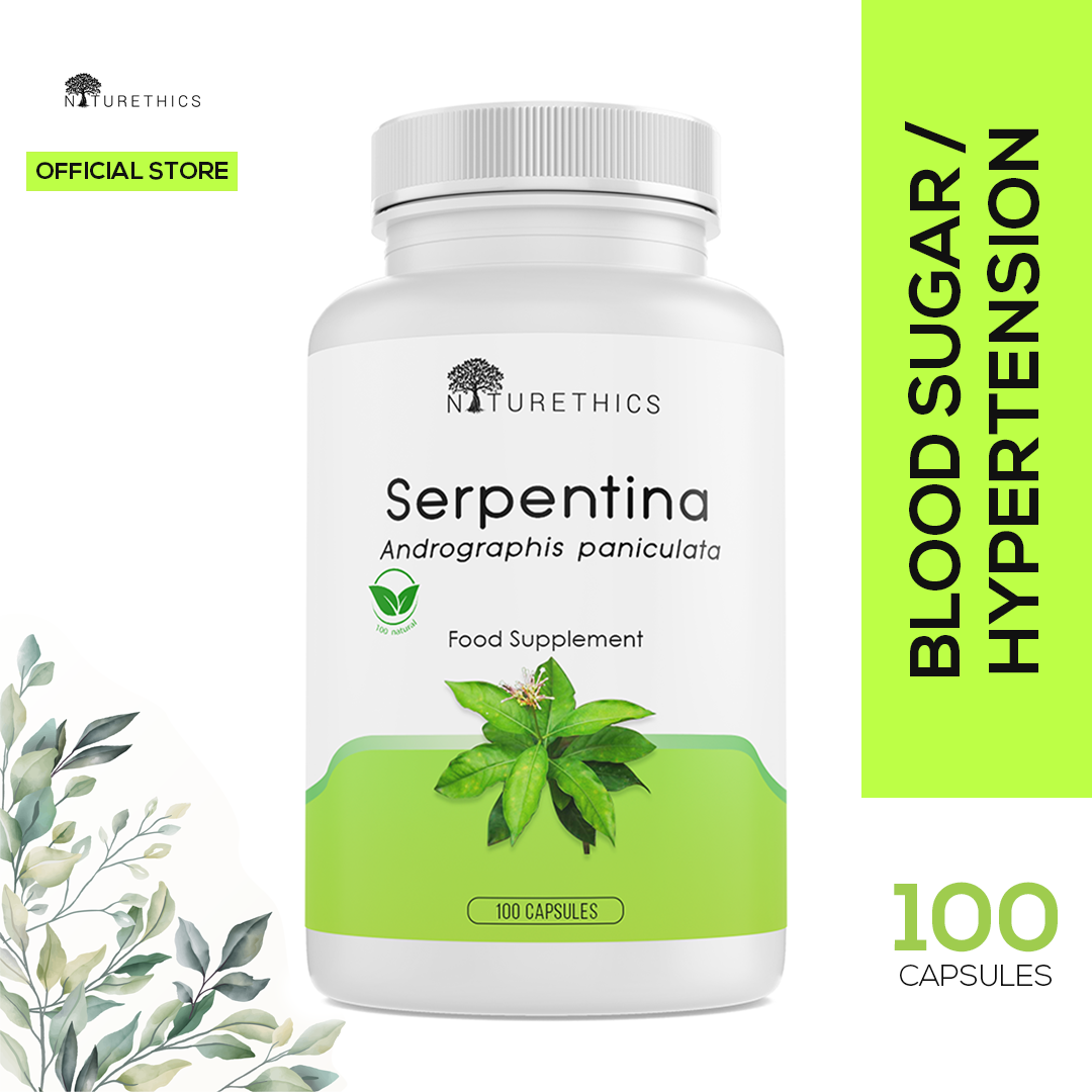 Naturethics Serpentina 100 Capsules Pure & Organic Powder The King of ...