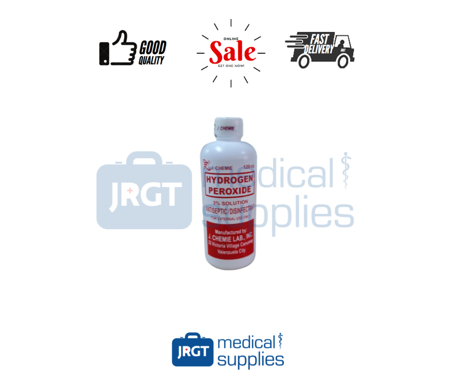 J. Chemie Hydrogen Peroxide Antiseptic | First Aid Disinfectant | JRGT ...