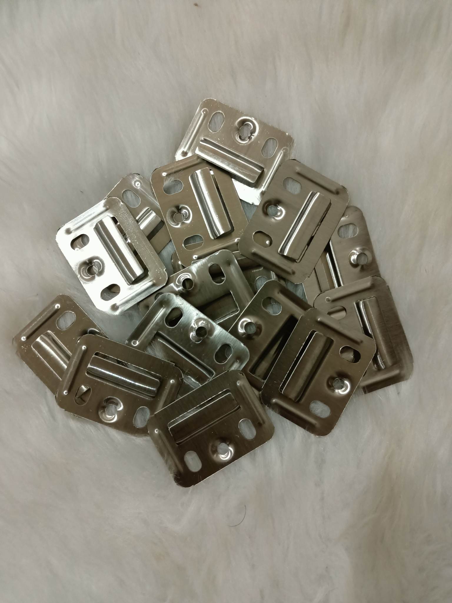 Stainless Steel metal clip for PVC Wall Panel WPC Wall Installation ...