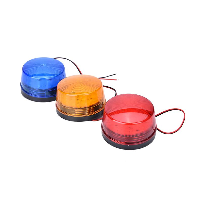 【Flash Sale】Orange Blue Red 12V LED Security Alarm Strobe Signal ...