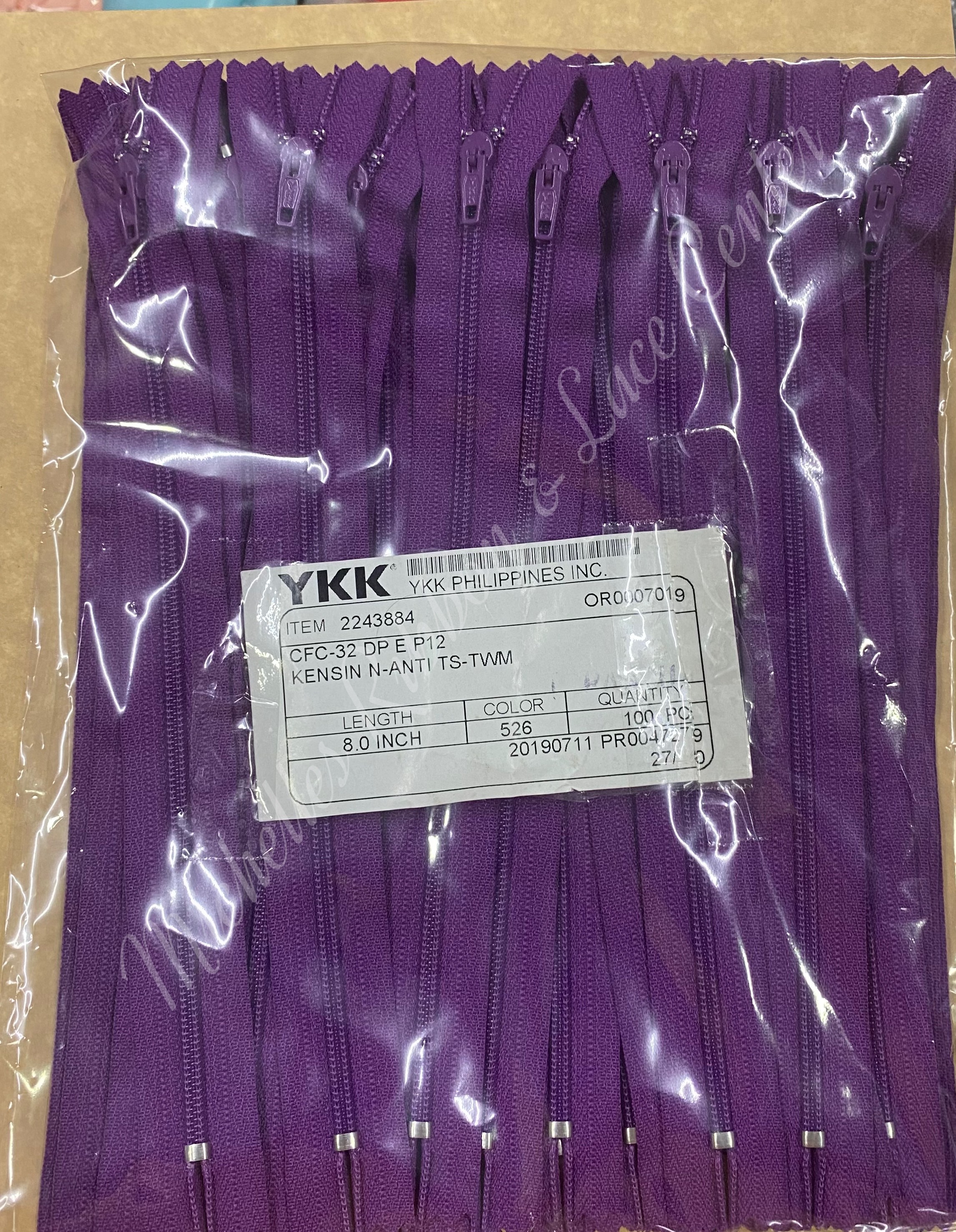 YKK Nylon Zipper 8 inches by 100pcs | Lazada PH