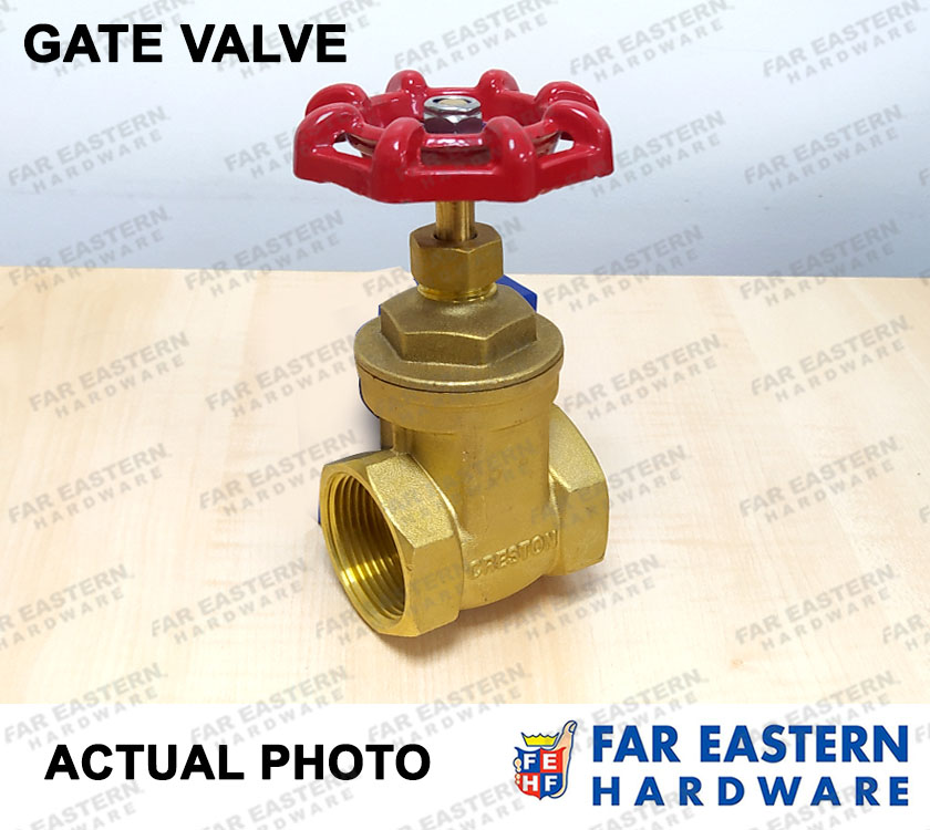 CRESTON Stainless 304 Brass Ball | Gate Valve 1/2" 3/4" 1" CRVAR ...