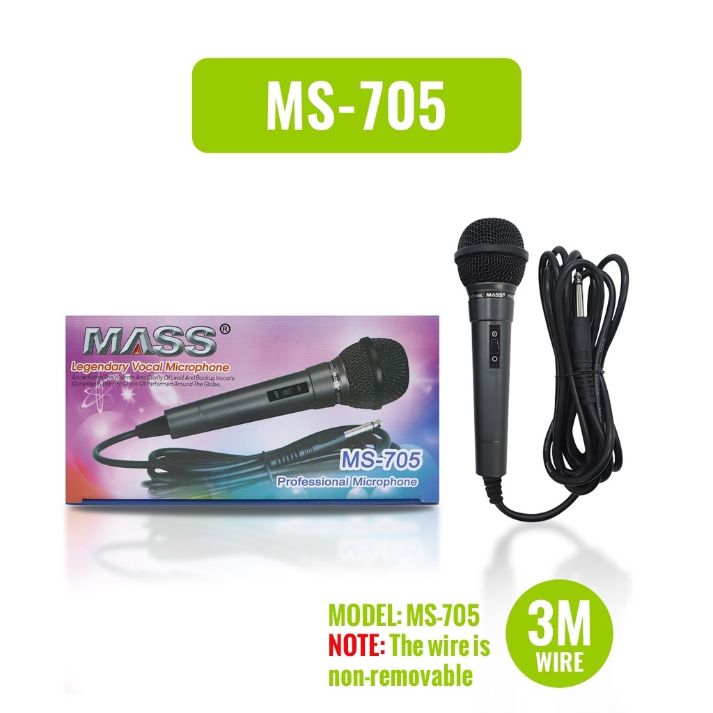 OSQ Mass Brand Professional Dynamic Karaoke Handheld Wired Microphone ...