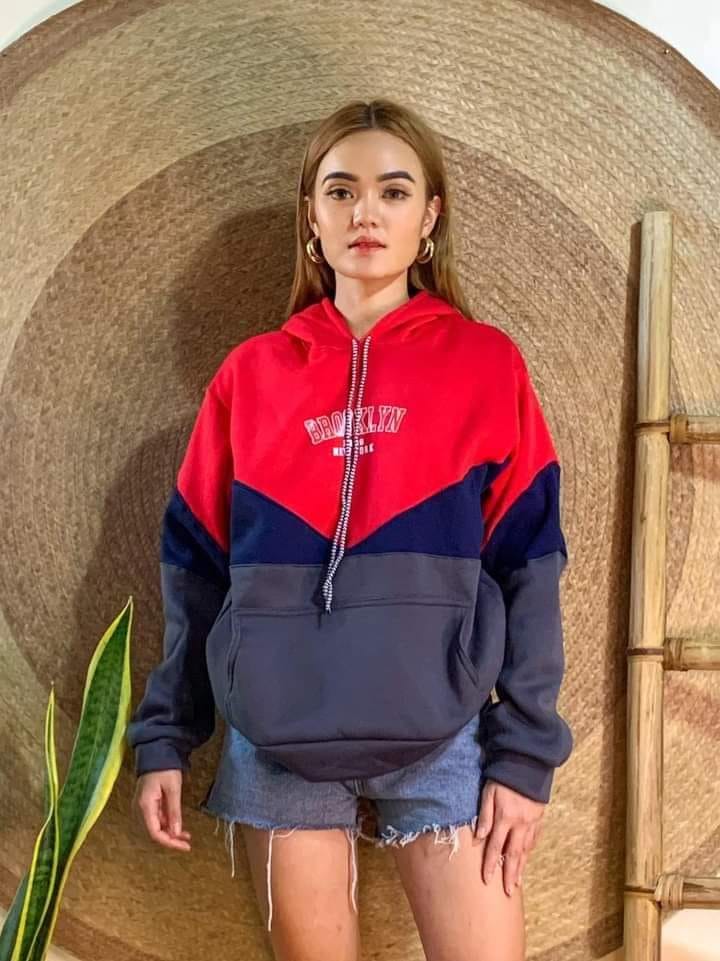 tri color hoodie jacket | Lazada PH