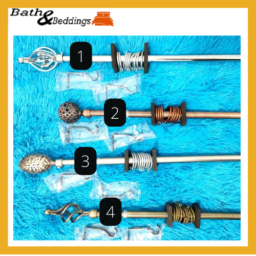 ELEGANT CURTAIN RODS/ WINDOW CURTAIN ROD/ ELEGANT ROD / ADJUSTABLE ...