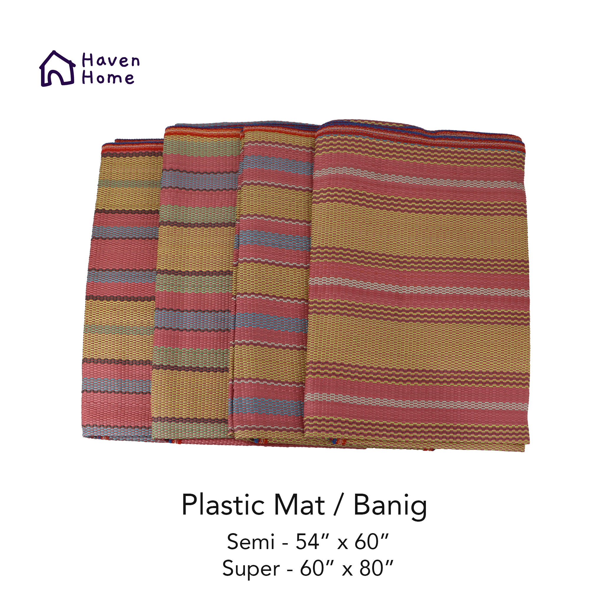 COD Cool Synthetic Flexible Plastic Mat / Banig for Indoor and Ourdoor ...