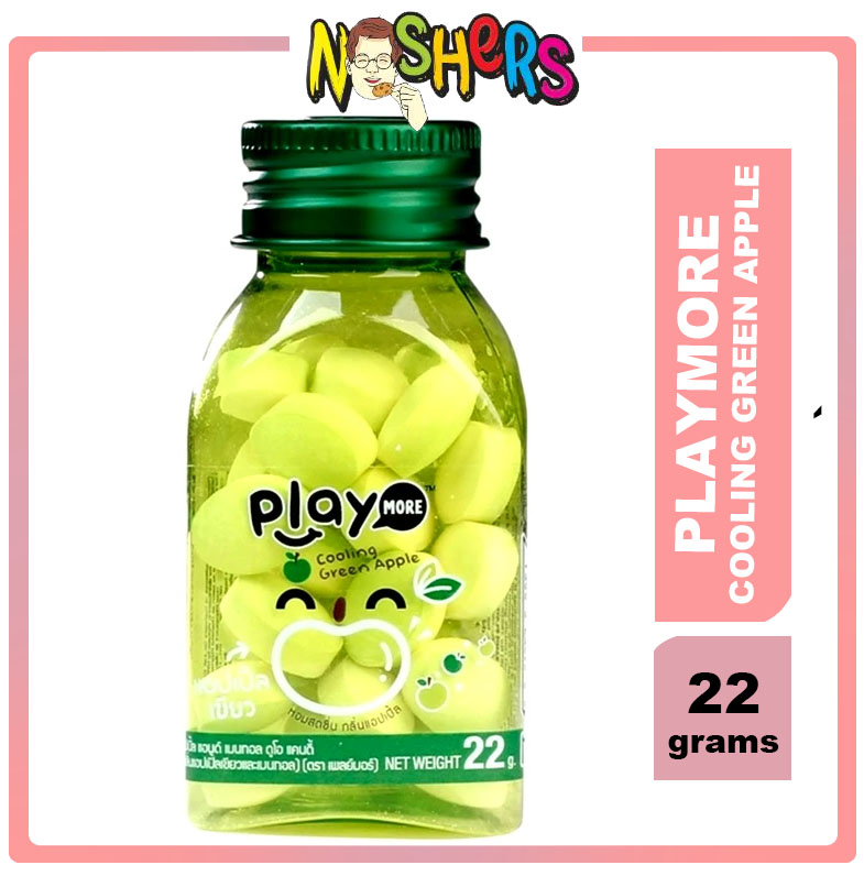 Noshers Thailand Play More Apple and Menthol candy Play More Cooling ...