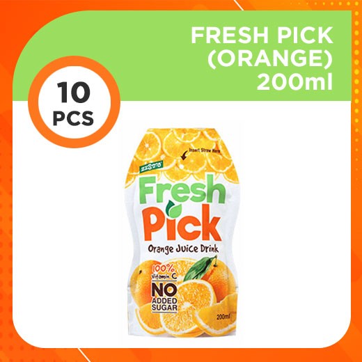 Fresh Pick Orange (200ml x 10 pcs.) | Lazada PH