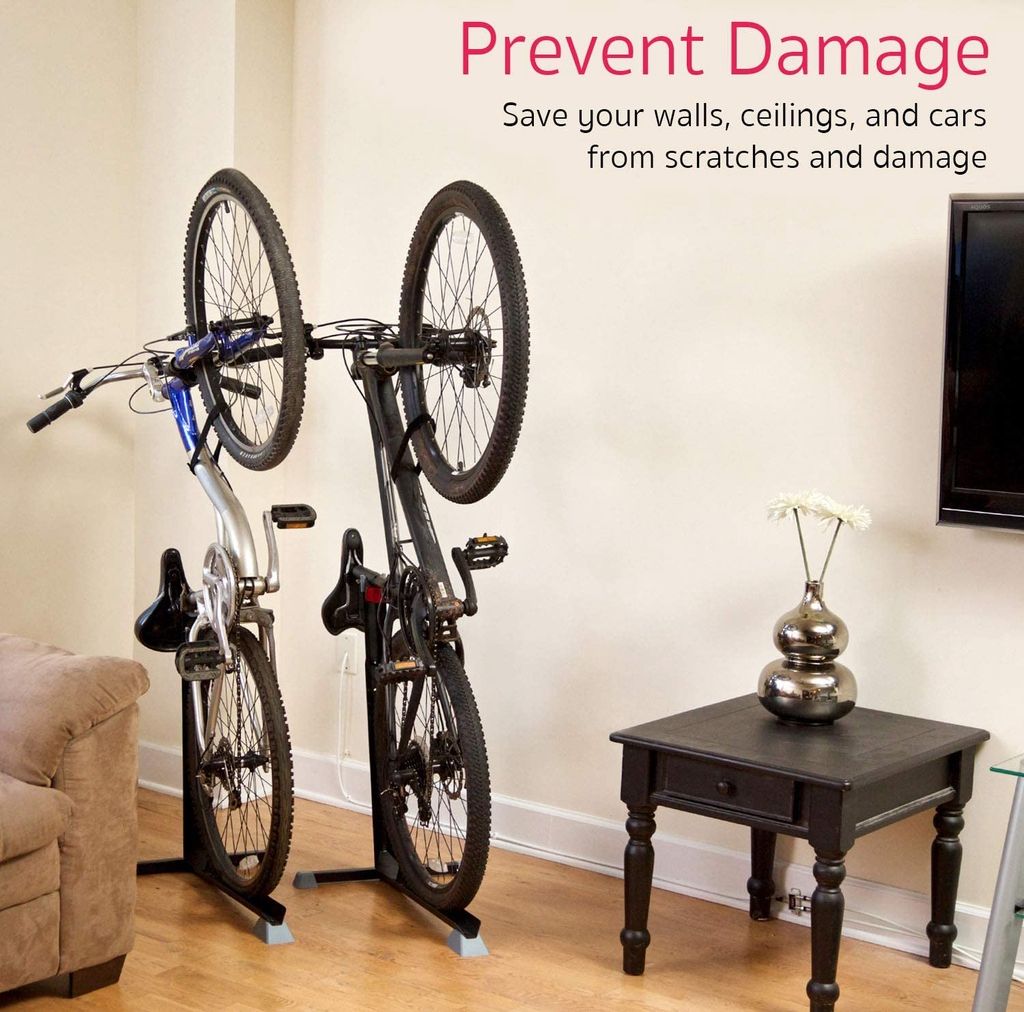 TECHHUNTER Portable Bike Nook Bicycle Stand and Stationary Space Saving ...